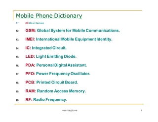 Mobile phone repair online Course | DOCX