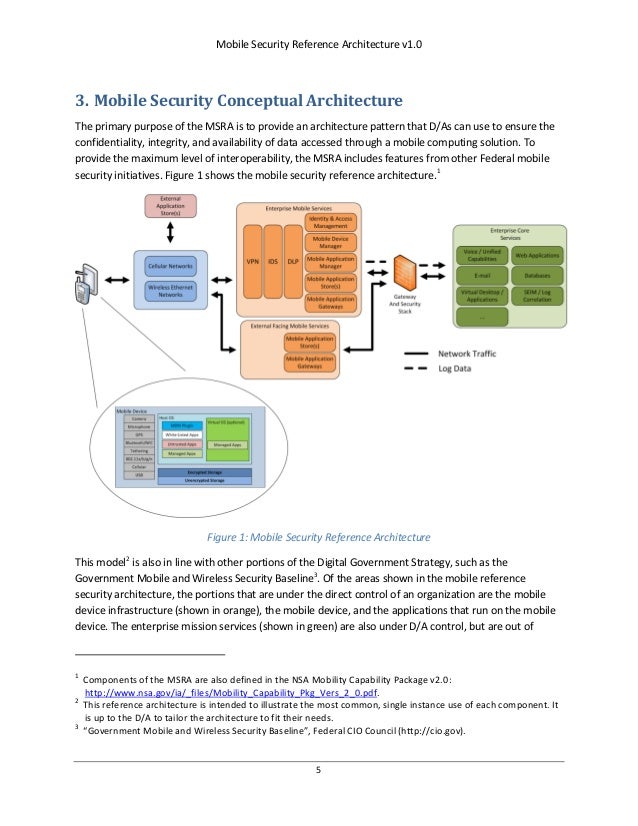 Mobile security-reference-architecture