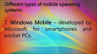 Mobile-Technologies.pptxmknjhgyftdrtfgyhujiokpl;[' | PPT