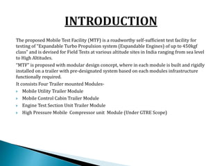 Mobile Test Facility (MTF) - Neometrix Defenece | PPT