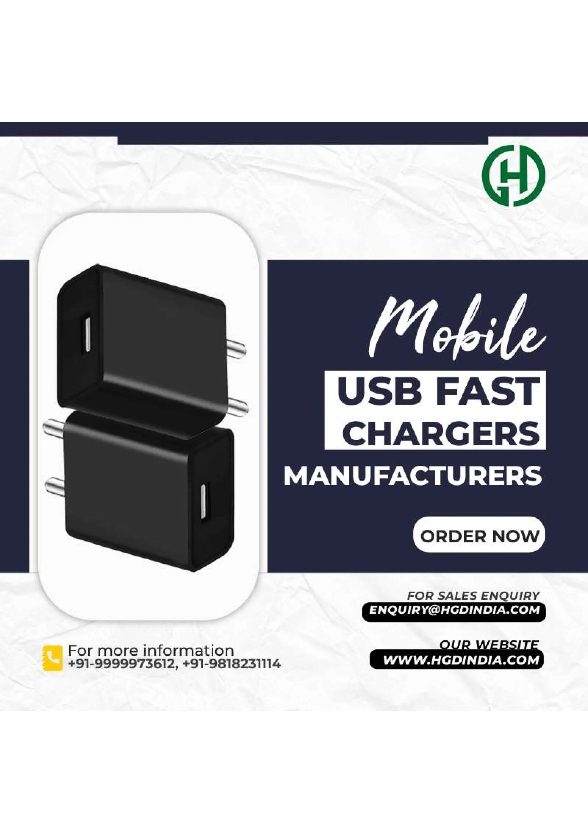 Mobile USB Fast Chargers Manufacturers, Suppliers And Exporters India | PDF