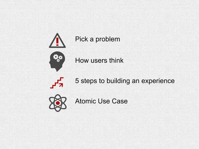 Mobile user experience and Atomic use case | PPT