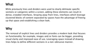Mobile UI / UX Trends | PPT