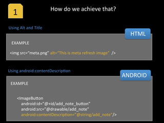 Mobile accessibility challenges and best practices v2 | PPT