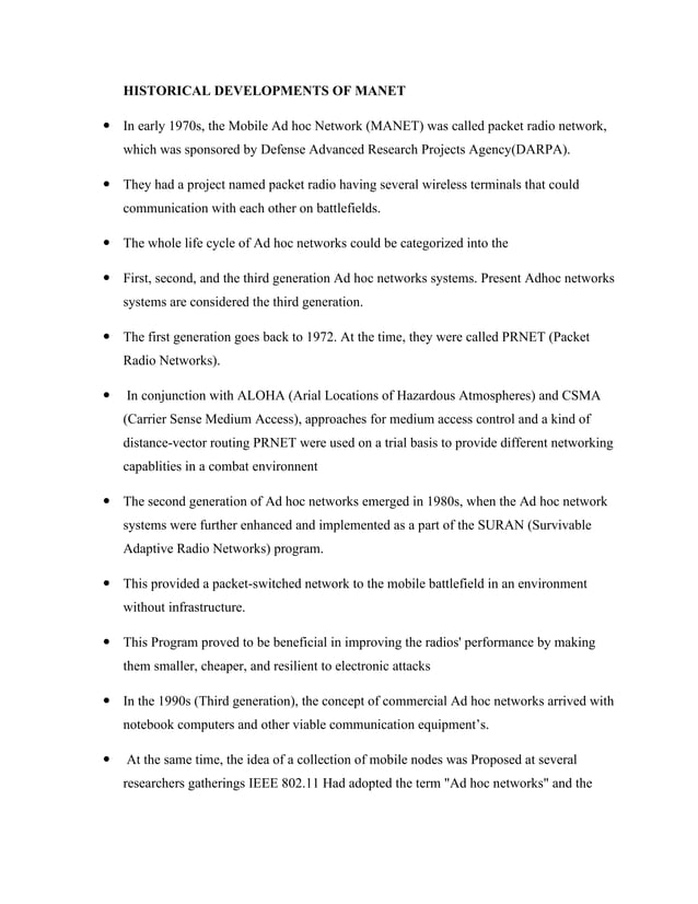 Mobile Adhoc Networks Pdf
