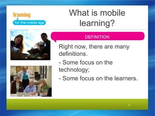 Mobile Learning Definitions | PPT