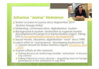 Mobile and virtual products in tourism | PPT