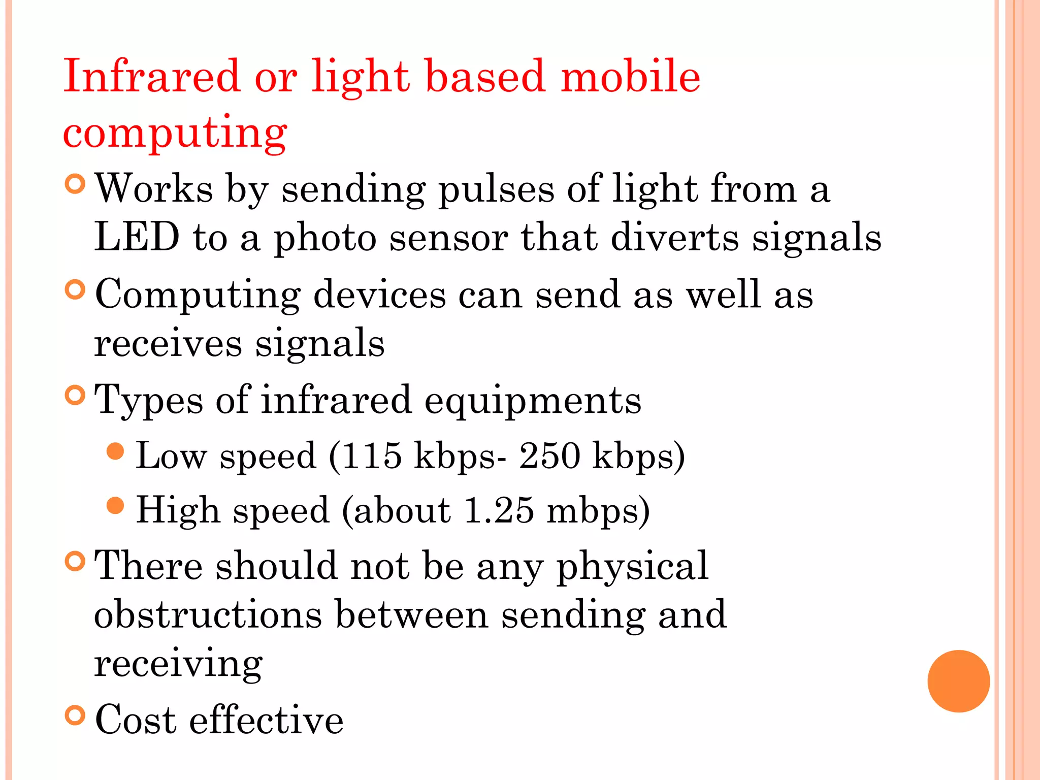 Mobile and wireless computing | PPT