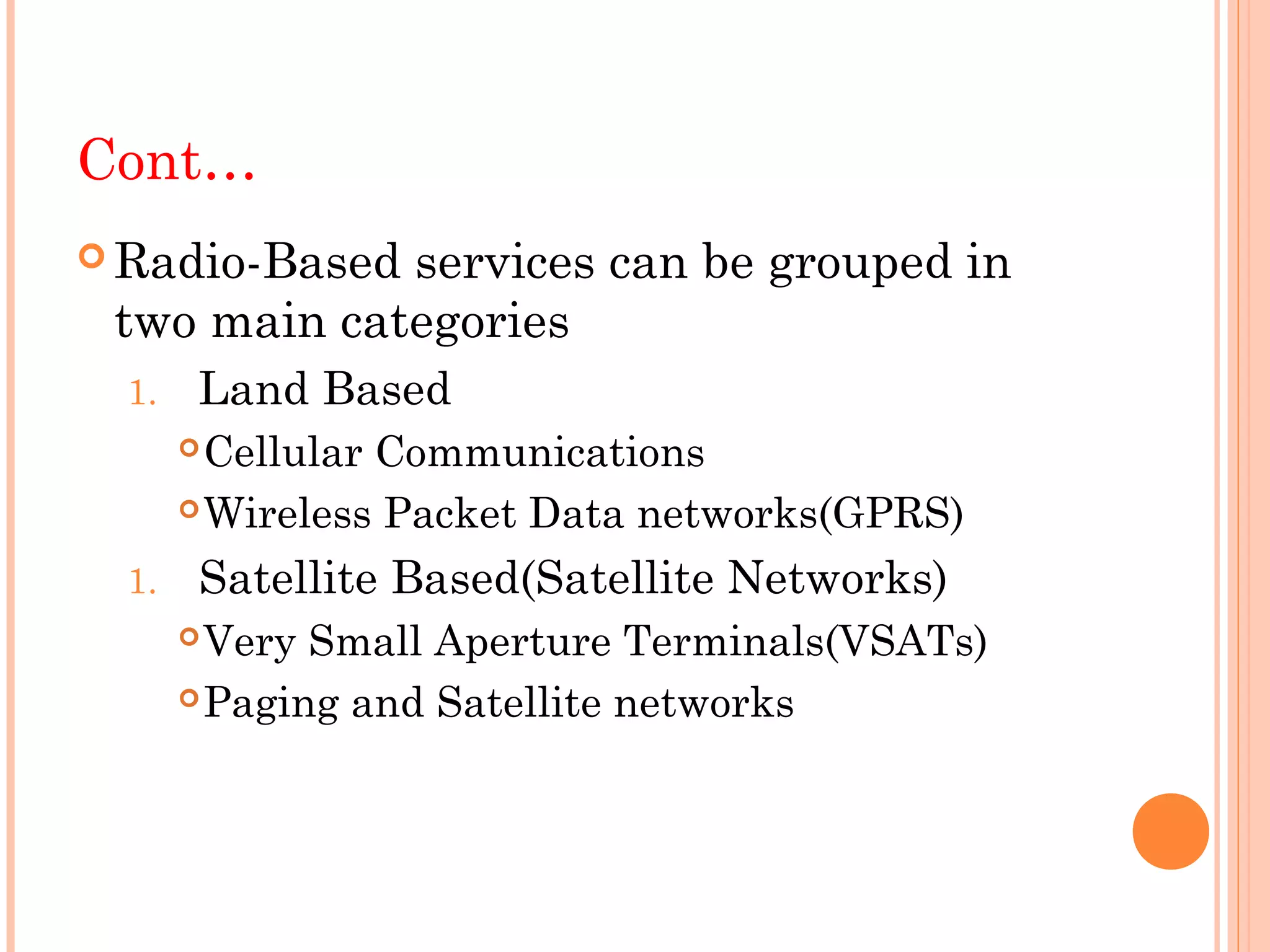 Mobile and wireless computing | PPT