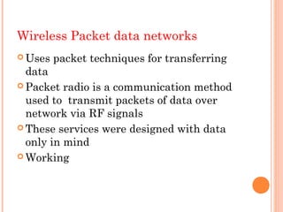Mobile and wireless computing | PPT