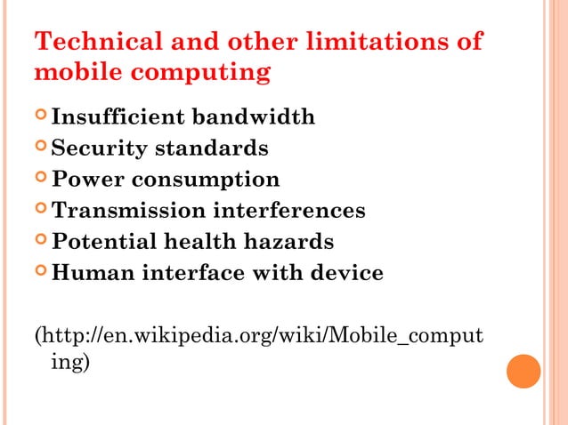 Mobile And Wireless Computing Ppt
