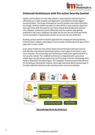 Mobile App-Store Enhanced Architecture with Pro-active Security Control ...