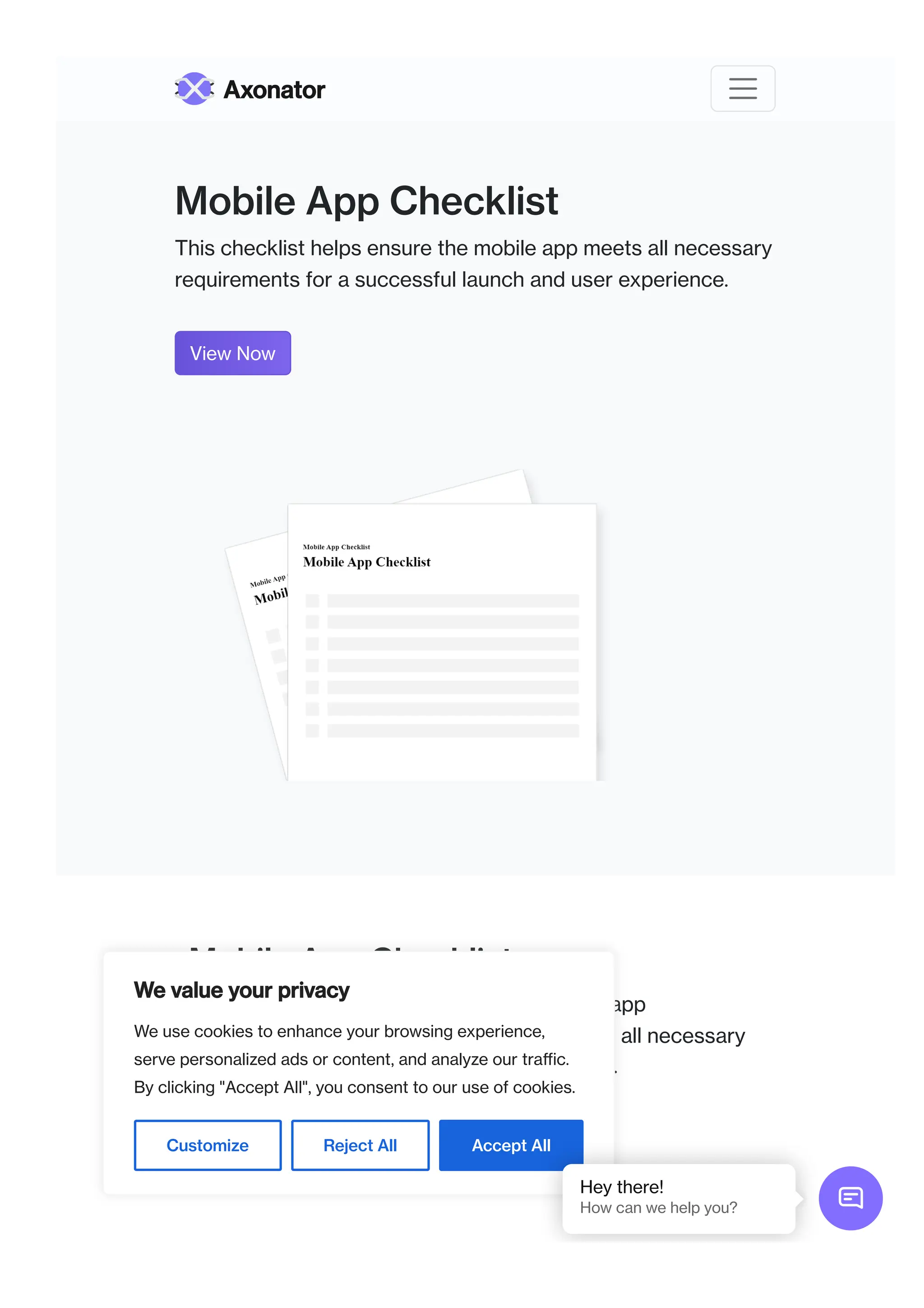 This checklist helps ensure the mobile app meets all necessary ...