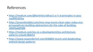 Mobile App Architectures & Coding guidelines | PPTX