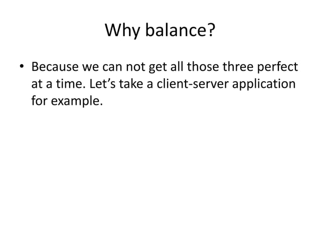 Mobile app design - the balance triangle | PPT