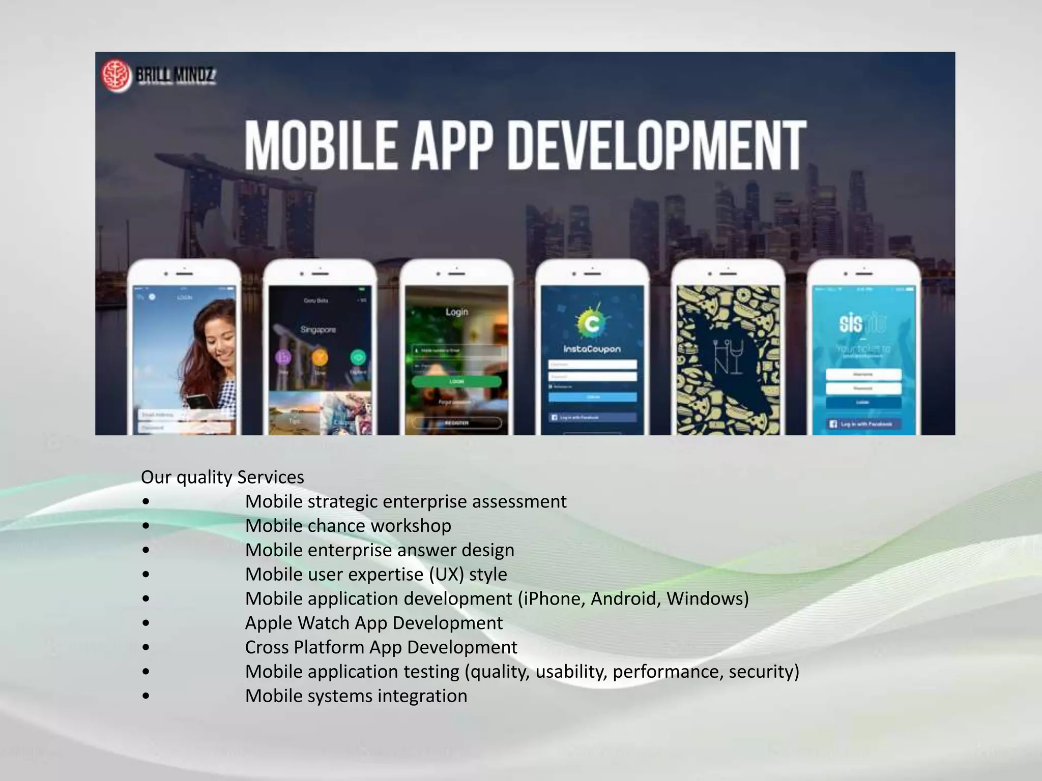Mobile app dev | PPT