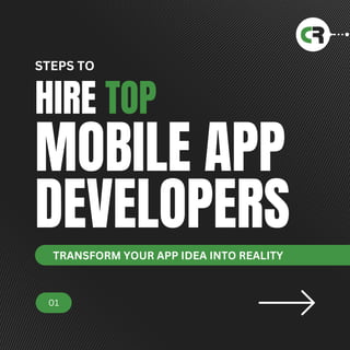 Essential Steps to Hire Top Mobile App Developers | PDF