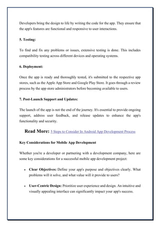 Mobile App Development A Comprehensive Guide | PDF