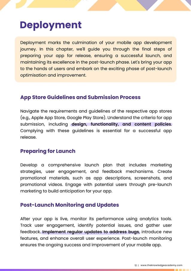 Essential Mobile App Development Guide 2024 | PDF