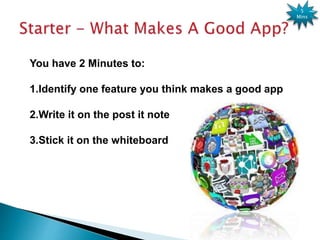 Mobile app development lesson 2 (1) | PPT