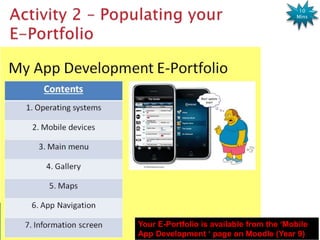 Mobile app development lesson 5 | PPTX