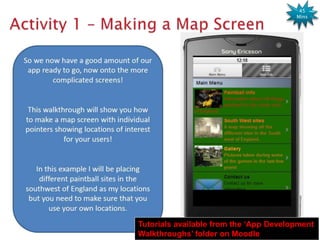 Mobile app development lesson 5 | PPTX