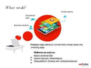 Mobile App Development Company | Redbytes | PPT