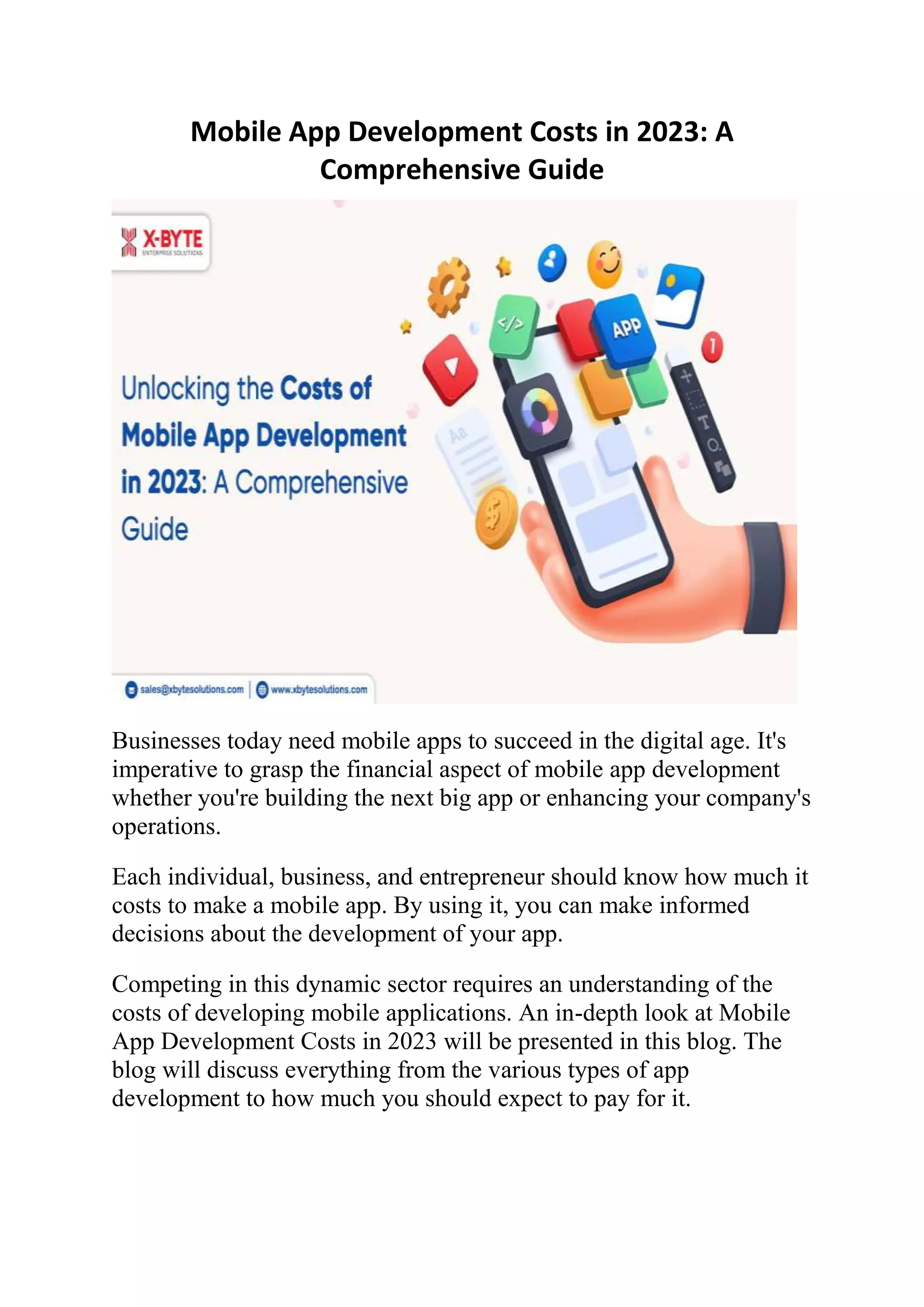 Mobile App Development Costs in 2023.docx