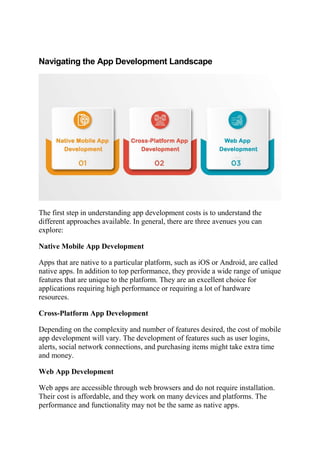 Mobile App Development Costs in 2023.docx | Web Development | Internet