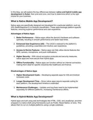 Mobile App Development Dubai_ Native vs. Hybrid Apps.pdf