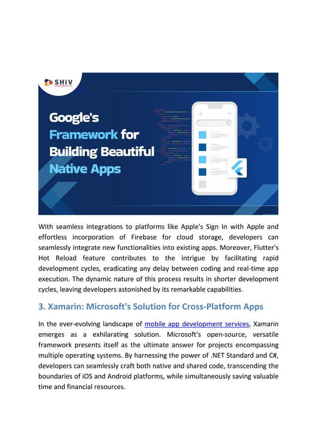 Mobile App Development Frameworks - The Top Picks of 2023.pdf | Web ...