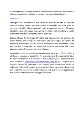 Mobile App Development Frameworks - The Top Picks of 2023.pdf