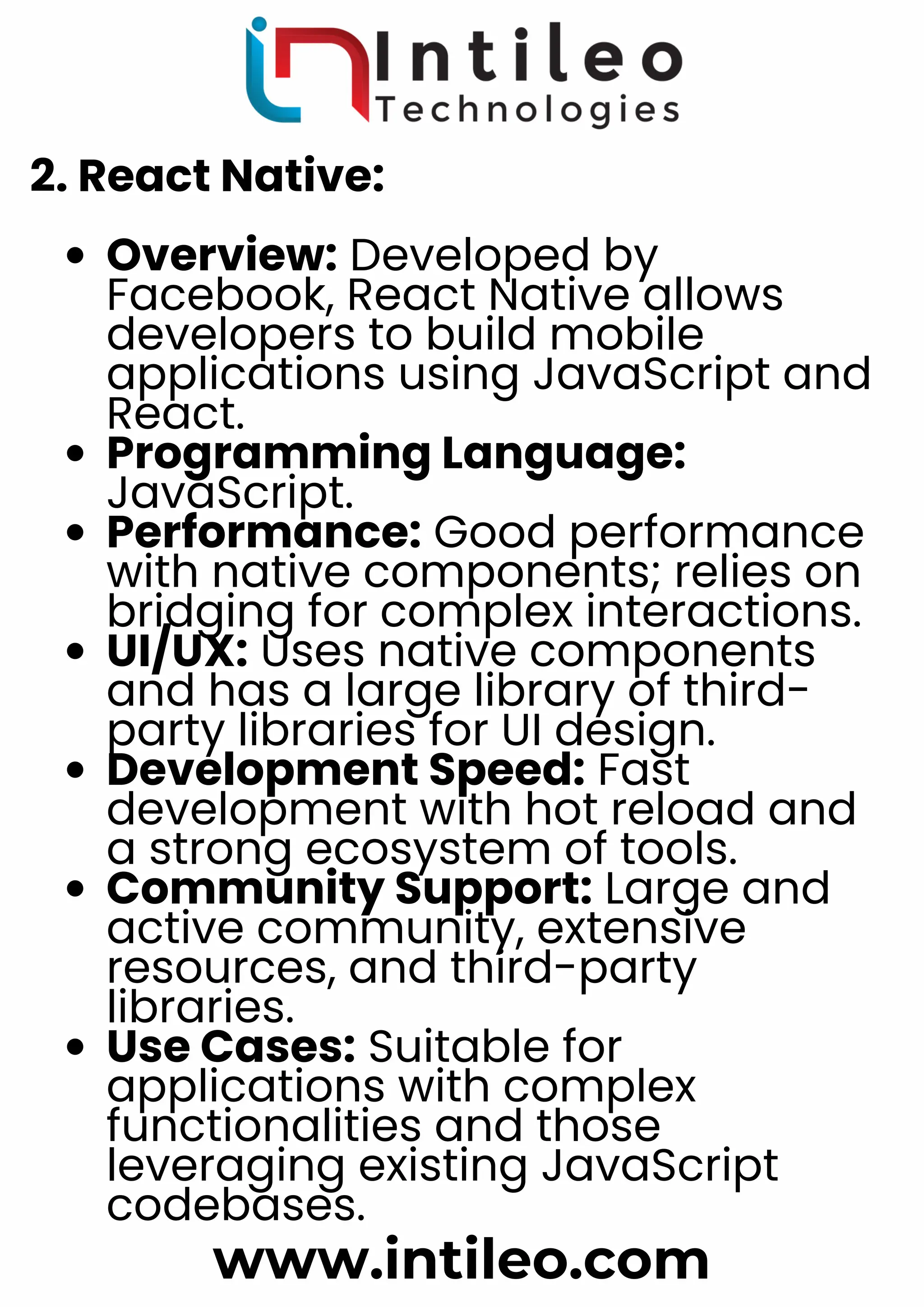 Mobile App Development Frameworks Flutter React Native Xamarinpdf