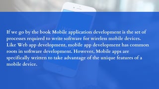 Mobile app development guide | PPT