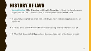 Java Basics | PPT