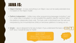 Java Basics | PPT