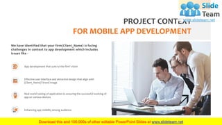 Mobile App Development Proposal PowerPoint Presentation Slides | PDF