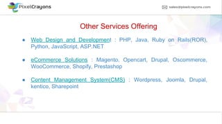 Mobile App Development Services @PixelCrayons | PPT