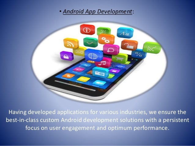 Top-Notch Mobile App Development Services for Startups, Enterprises