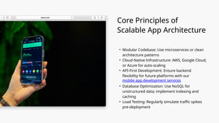 Comprehensive Mobile App Development Services for All Platforms | PPT