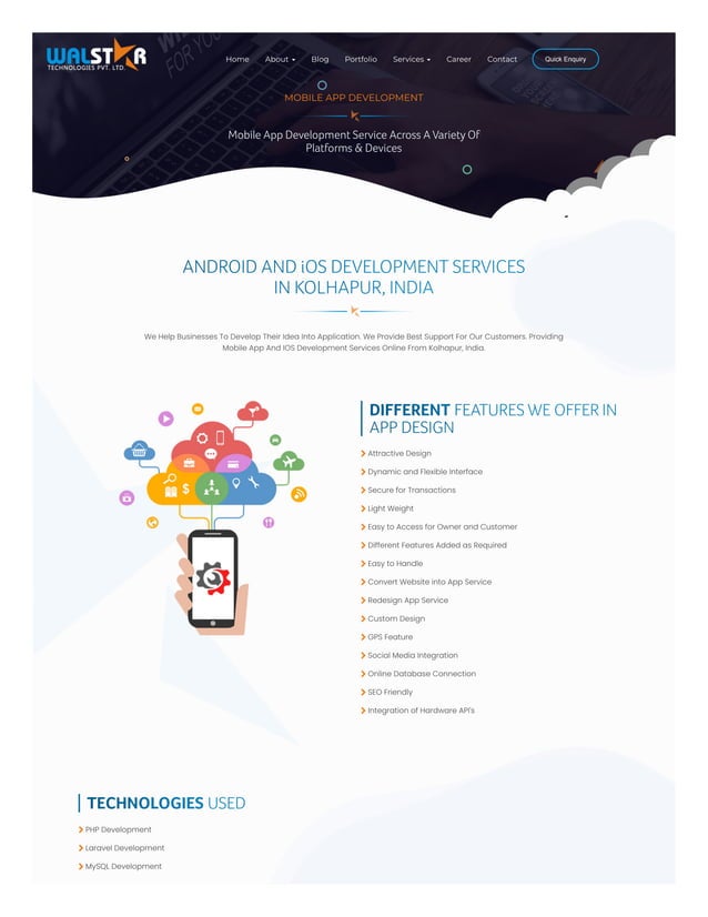 Mobile App Development Services Kolhapur | Android & IOS Development | PDF