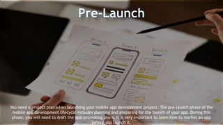 Mobile App Development Stages | PPTX | Web Development | Internet