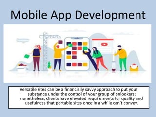 Mobile app development toronto | PPTX | Computer Software and Applications | Computing