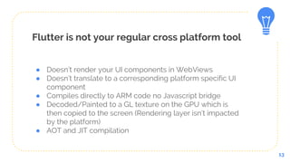 Mobile app development with Flutter: The Need for Speed! | PPT