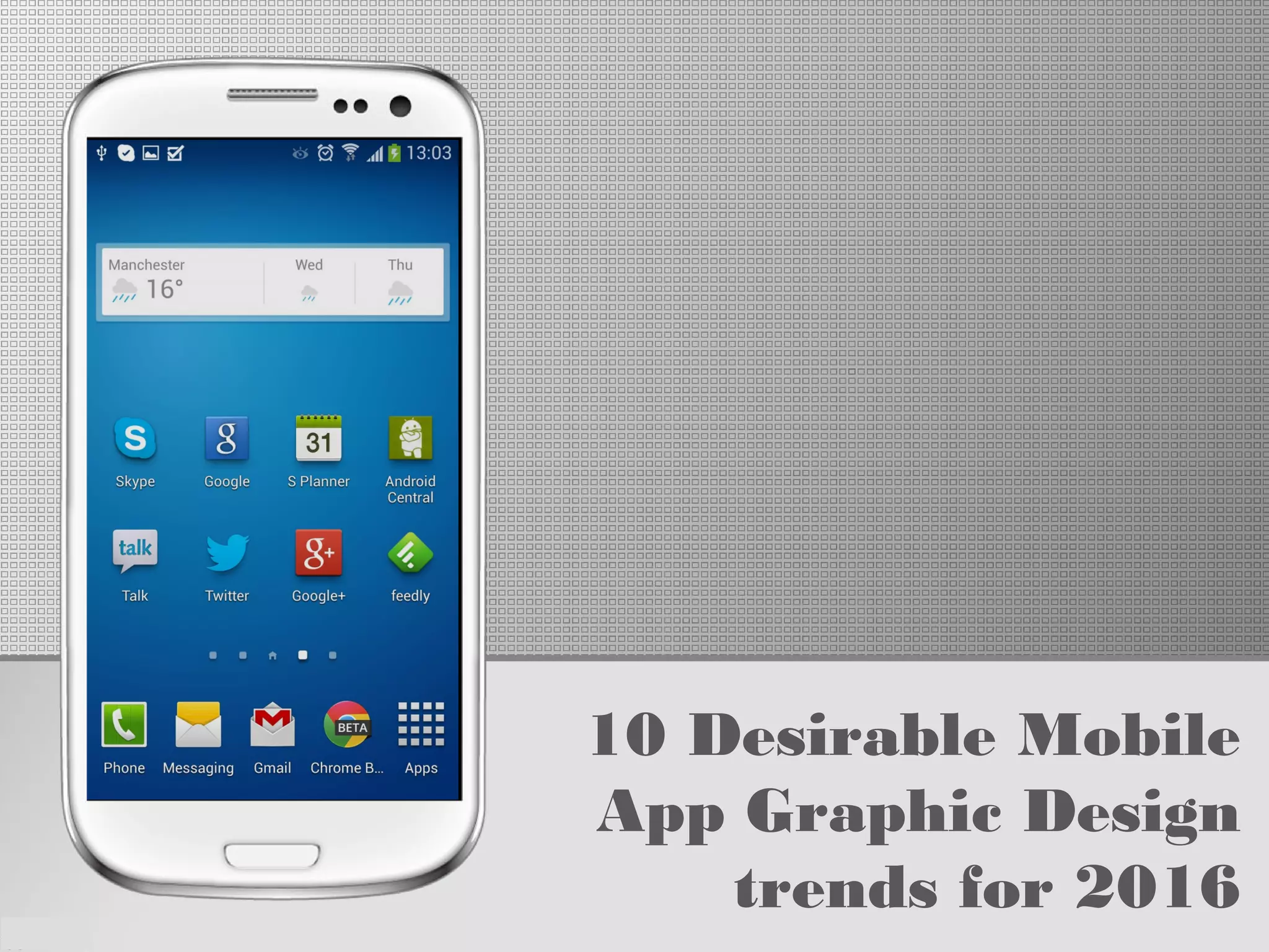 10 Desirable Mobile App Graphic Design Trends For 2016 Ppt Free