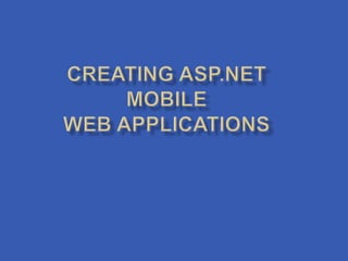 Mobile application | PPTX