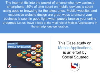 Importance of Mobile Applications | PDF