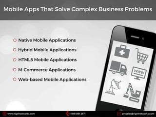 Mobile application development | PPT