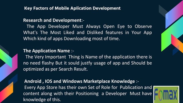 Mobile application development | PPT