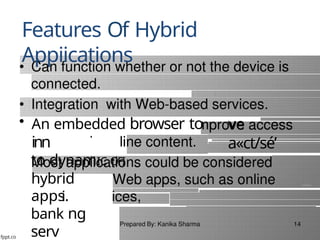 Mobile Application Development concepts.pptx | Computer Software and Applications | Computing